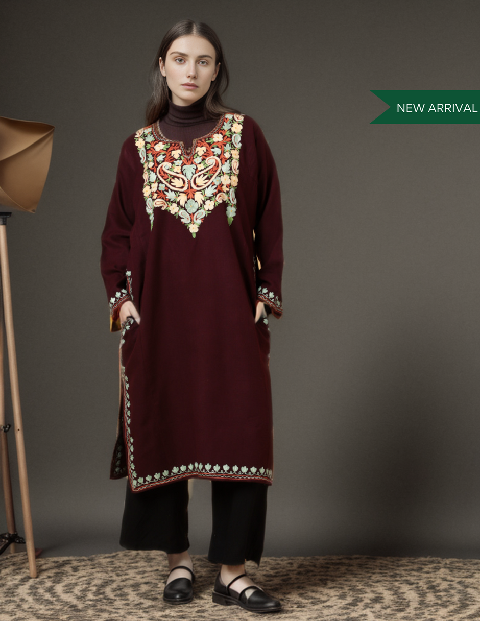 Buy Kashmiri Phirans Online | Kashmir Dress Online | Kashmirbox ...