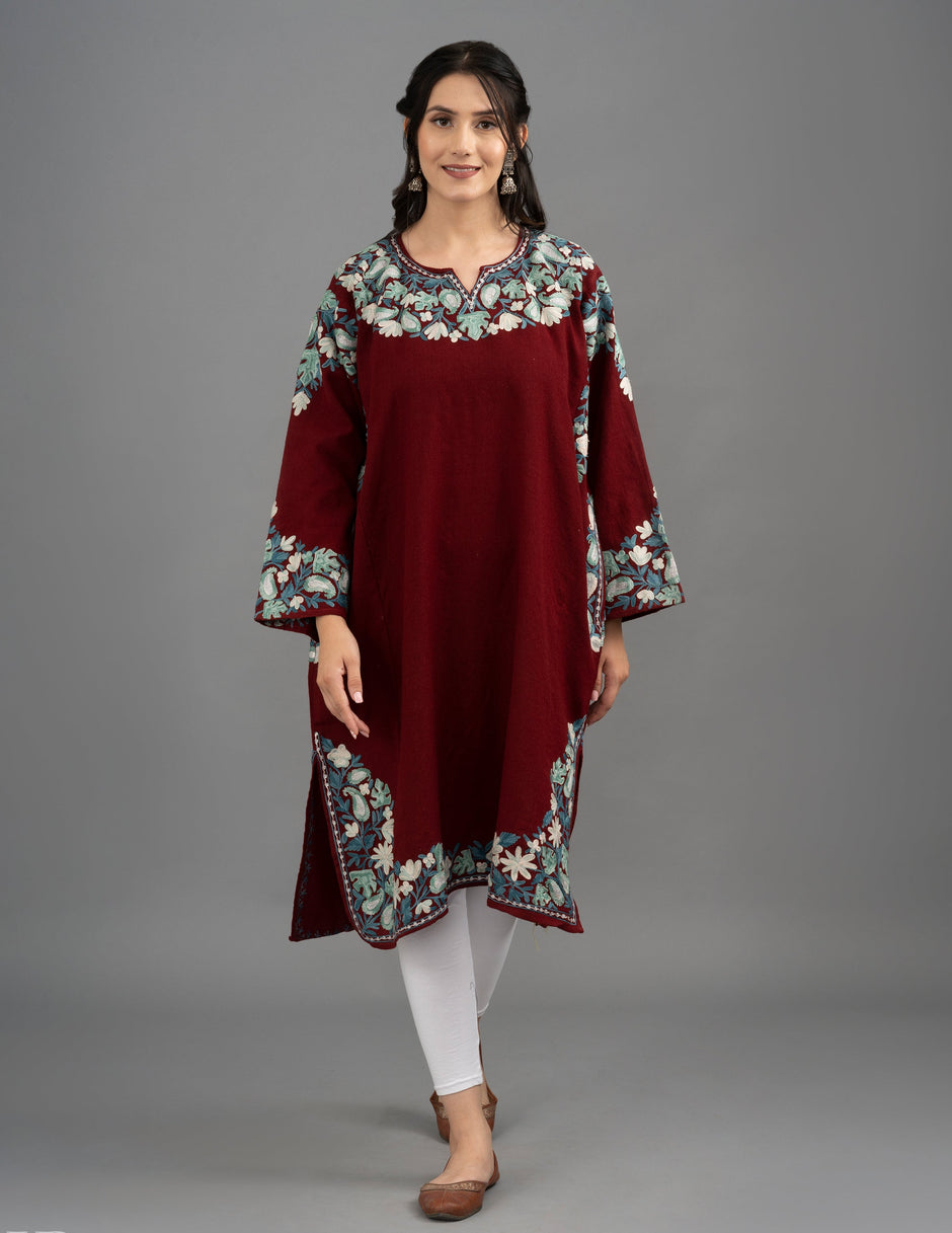 Buy Kashmiri Phirans Online | Kashmir Dress Online | Kashmirbox ...
