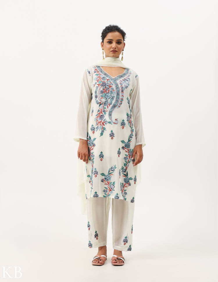Buy Kashmiri Suits Online | Embroidered Summer Suits | KashmirBox ...