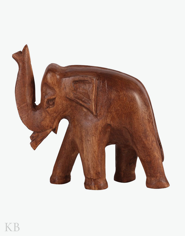 Buy online at Walnut Wood Elephant Set cheapest price in India at ...