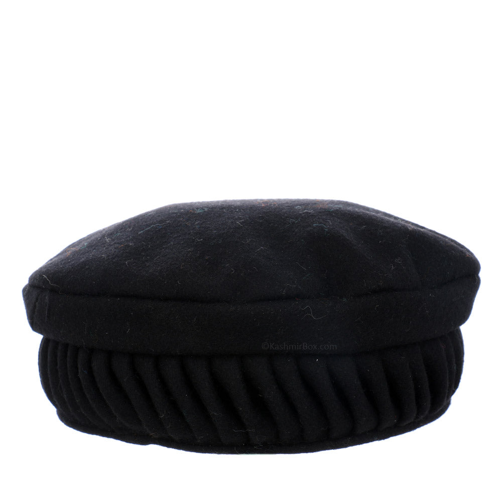 Buy online Black Twisted Pakol Cap at cheapest price in India at ...