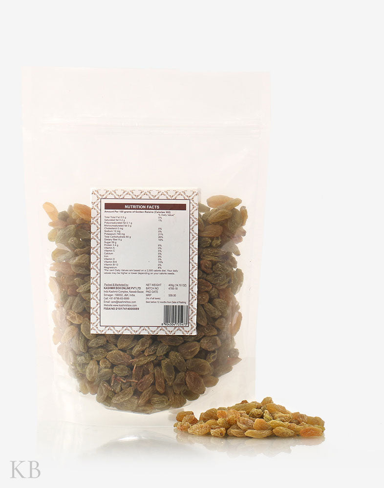 Koshur Golden Raisins | Buy Dry Fruits Online | Kashmir Box ...